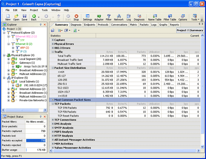 Real-time and 24/7 Network Monitoring with Colasoft Capsa - Colasoft